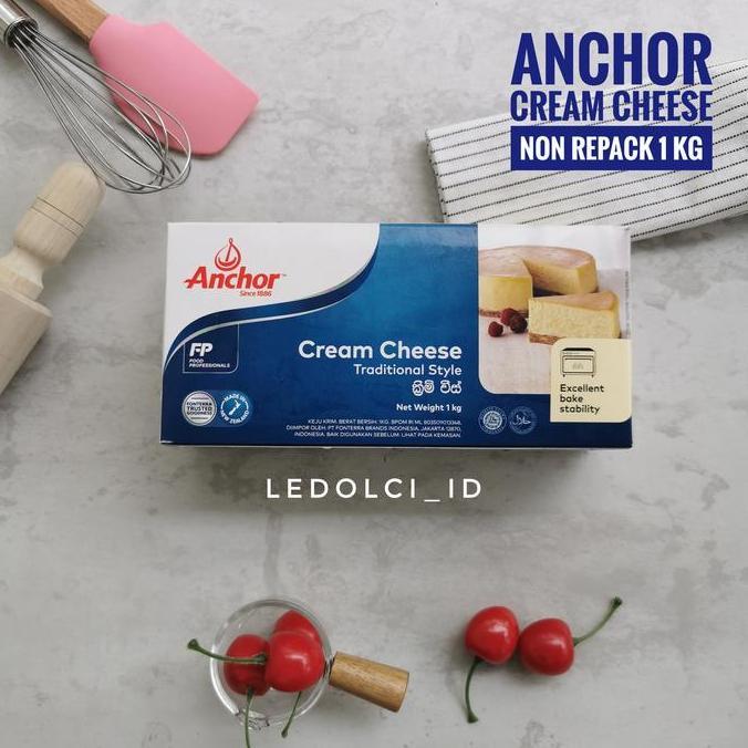 Jual sendikoseller - anchor cream cheese asli 1kg - bukan repack ...