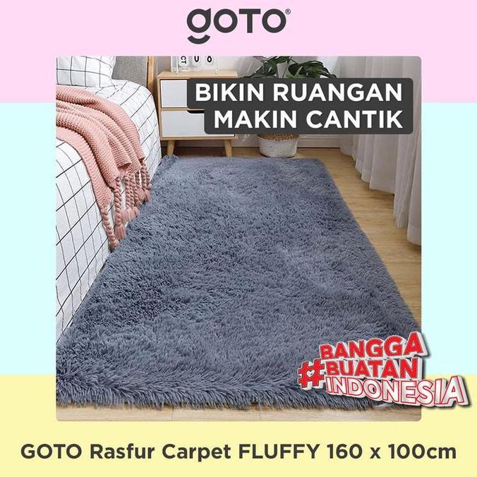 Jual Karpet Bulu Rasfur Fluffy Tebal Alas Duduk | Shopee Indonesia
