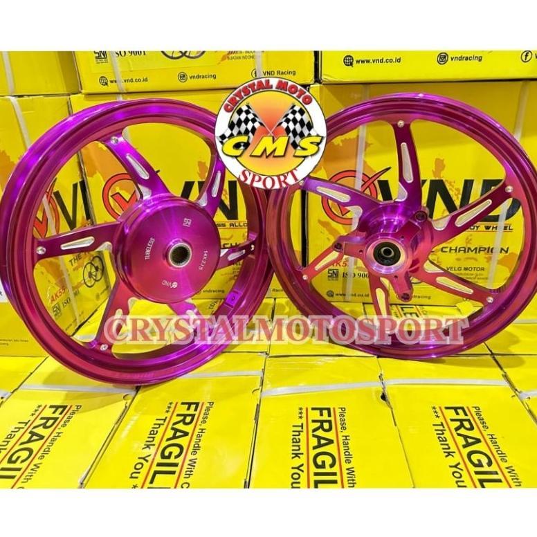 Jual Velg VND Six Star V2 aerox 155/ aerox New 185x14 & 215x14 velg ...