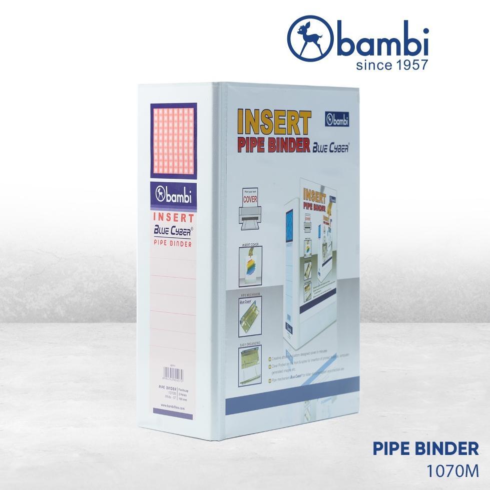 Jual Bambi Insert Pipe Binder Folio EXTRA JUMBO SIZE 100 mm With Full ...