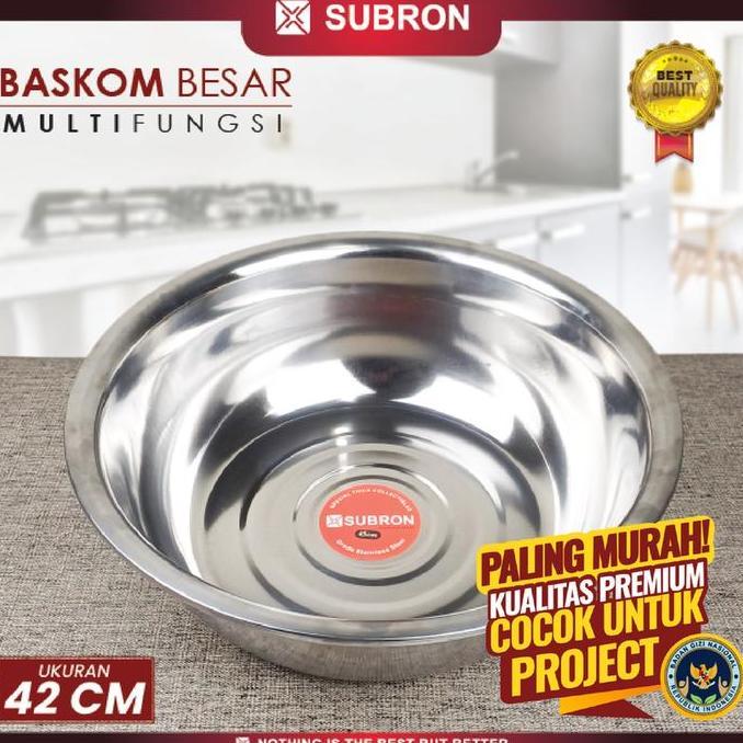 Jual SUBRON Baskom Mixing Bowl Ukuran Besar 42CM Harga Paling ...