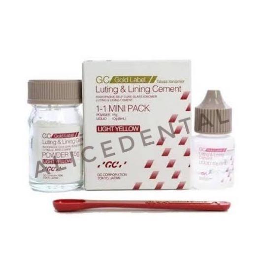 Jual GIC Fuji 1 mini pack / big pack luting cement GC lem gigi crown ...