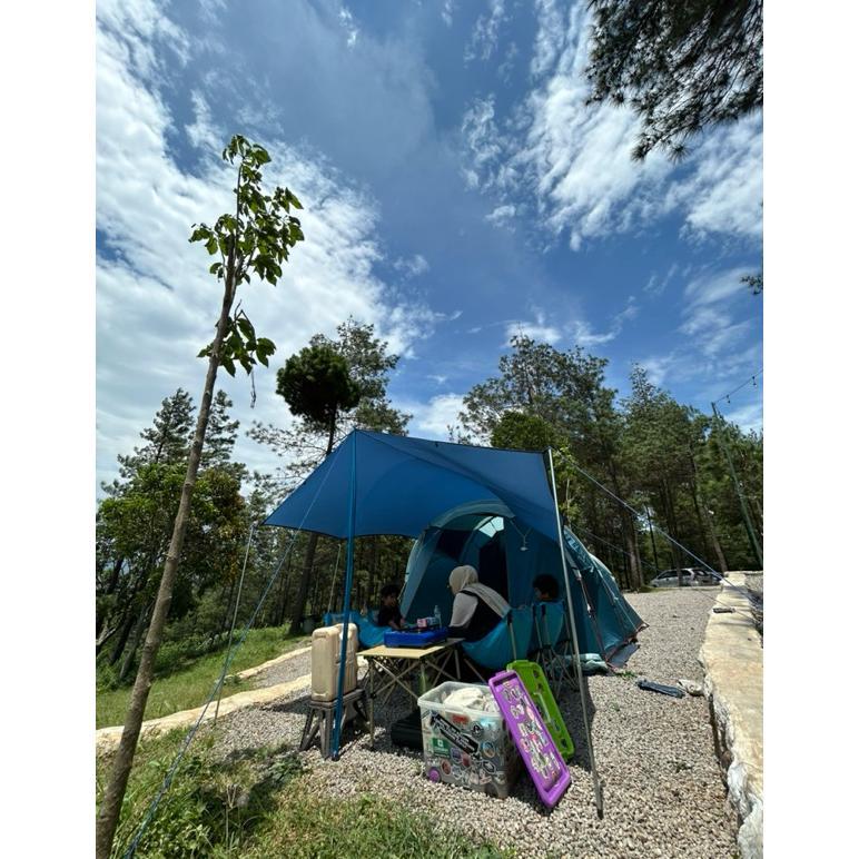 Jual Flysheet Ripstok Premium Full Sealer 3X4 Warna Biru Untuk Tenda ...