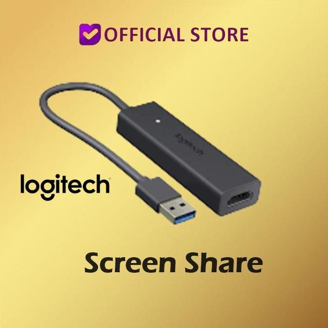 Jual Logitech Screen Share Conference Room USB To HDMI Adapter | Shopee ...