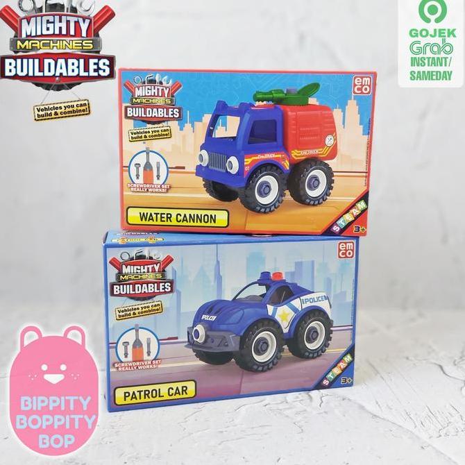 Jual EMCO Mighty Machines Buildables Blue | Shopee Indonesia