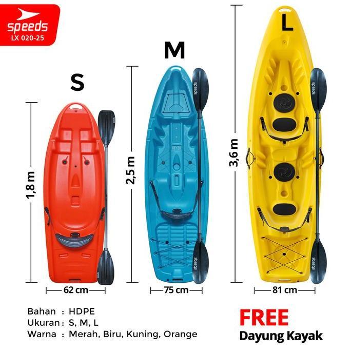 Jual SPEEDS PERAHU KAYAK KANO SAMPAN PERAHU DAYUNG OLAHRAGA AIR PERAHU ...