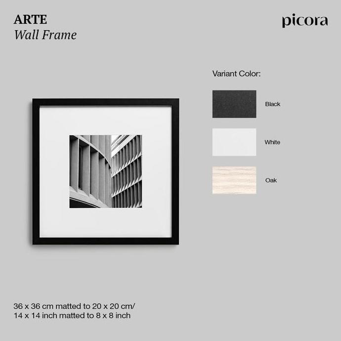 Jual PICORA ARTE Wall Frame Square 36x36cm/20x20cm Pigura Bingkai Foto ...