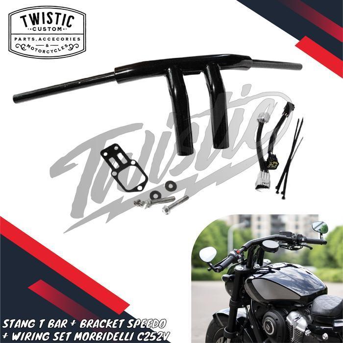 Jual (Best Saller) Stang T Bar T-Bar + Bracket Speedometer Wiring Set ...