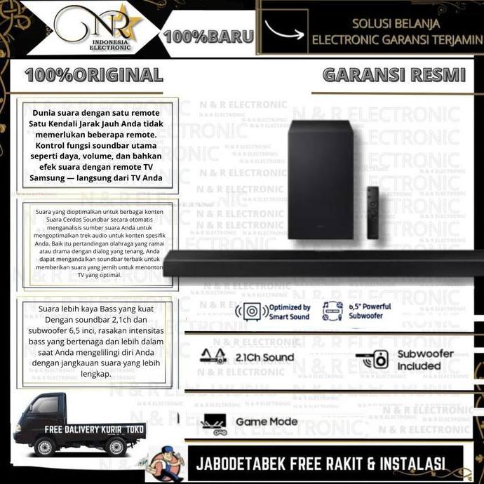 Jual SAMSUNG HW T420 - SOUNDBAR 2.1 CH SUBWOOFER POWER FULL BASS ...