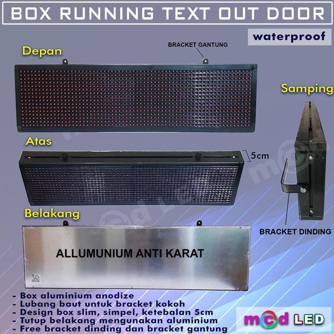 Jual RUNNING TEXT LED DISPLAY TOTEM TABEL HARGA SPBU | Shopee Indonesia