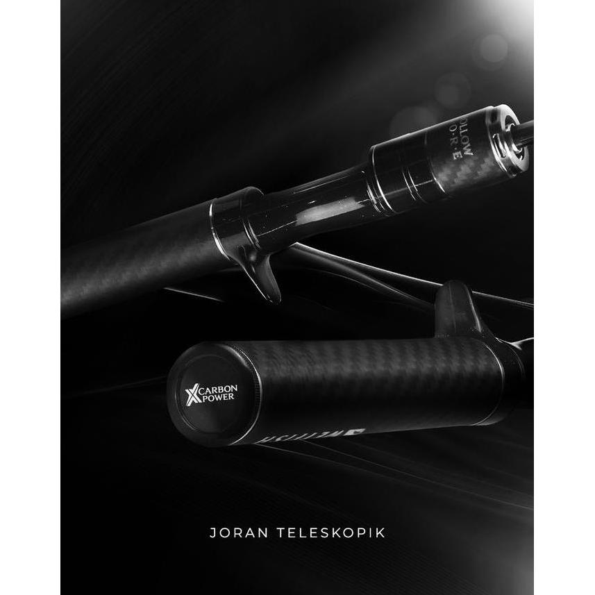 Jual Joran Teleskopik Hollow Carbon Wetfish Jet Black SP & BC (Titanium ...