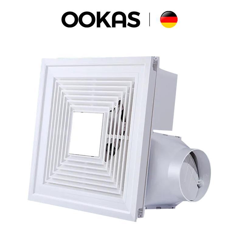 Jual OOKAS Ducting Exhaust Fan Plafon 12 Inch kipas angin blower atap ...