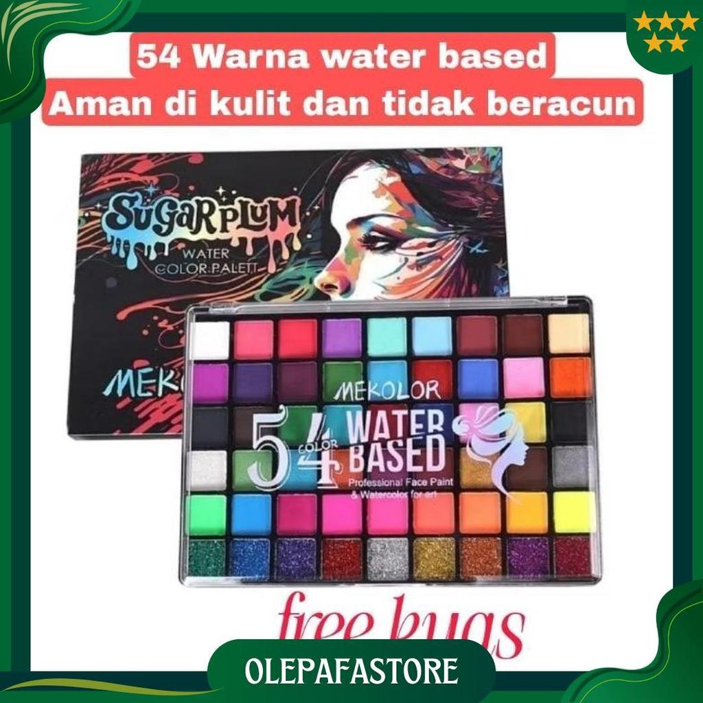 Jual 54 Warna Cat Wajah Dan Tubuh Face Painting Body Glitter 54 Color ...