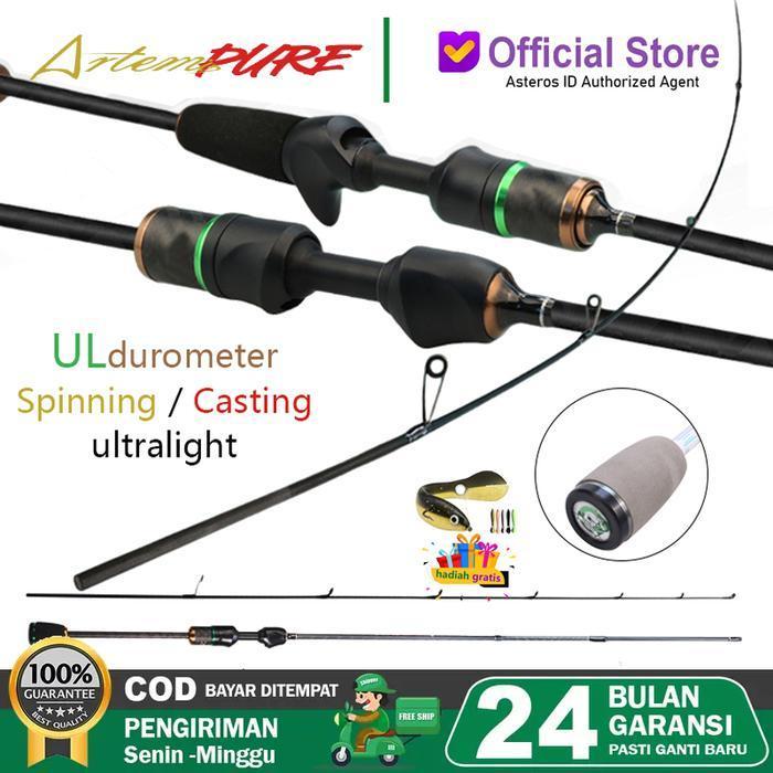 Jual Artemis Rod Casting Fishing Rod Spinning Joran Pancing Ul Power ...