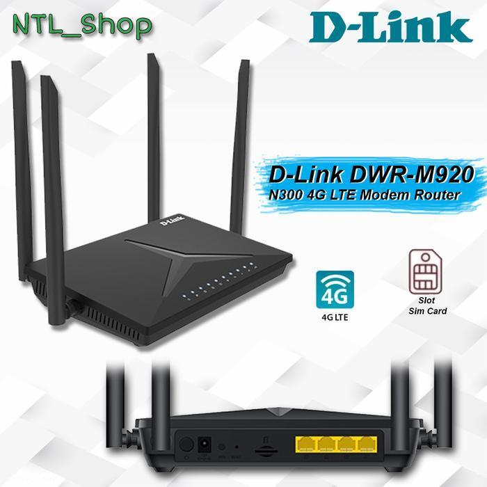 Jual D-Link Dwr-M920 N300 4G Lte Modem Router Dlink Dwr M920 Terlaris ...