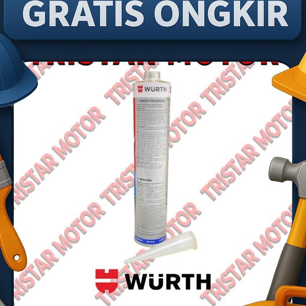Jual Wurth Bond Seal Sealent Kaca Dan Body Structural Pu Adhesive Black ...