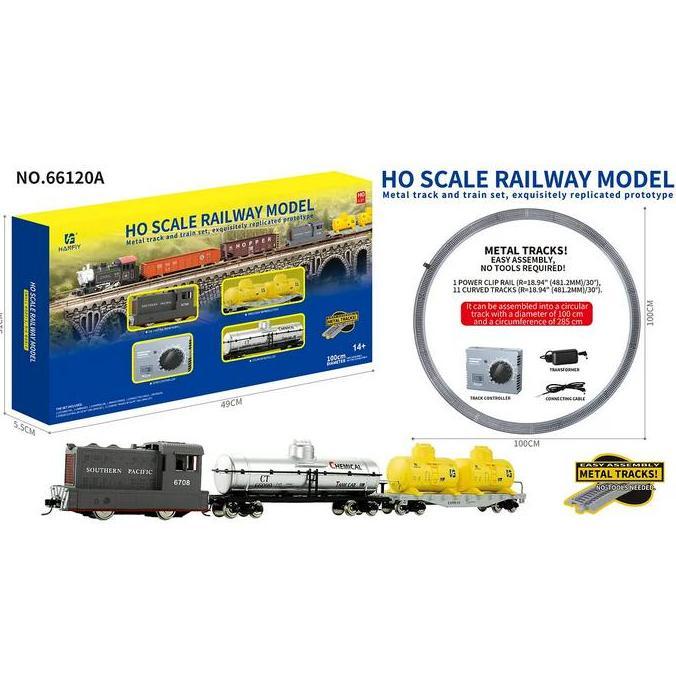Jual Hanfly MDT Diesel Locomotive Set HO Scale Railway Model Metal ...