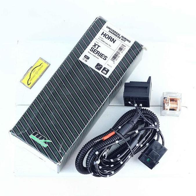 Jual Paket Denso 2570 Xt Klakson Disc 12 Volt Double Soket Pin Terminal ...
