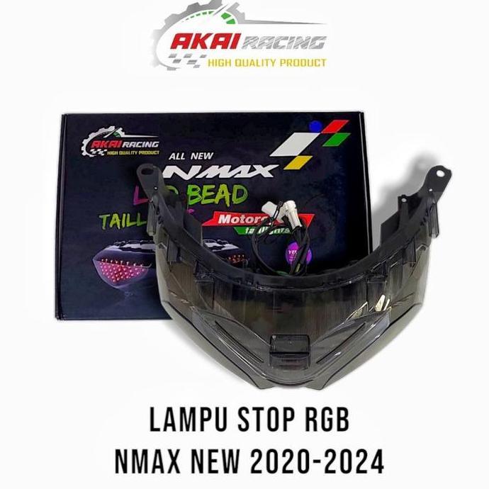 Jual ERAZORM Stoplamp Nmax New 2020-2024 Model RGB Lampu Stop Belakang ...