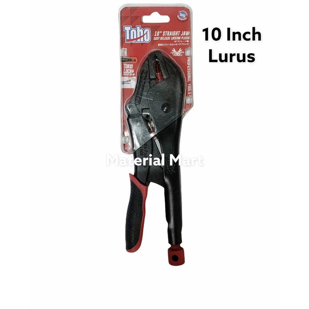 Jual Tang Jepit Buaya TOHO Lurus 10" | Tang Buaya Straight JAW Bajul ...