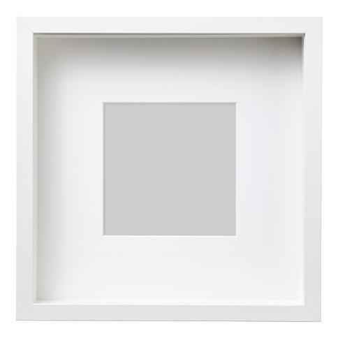 Jual Bingkai Foto Figuran Bentuk Persegi Ukuran 25x25 Cm Putih Original ...