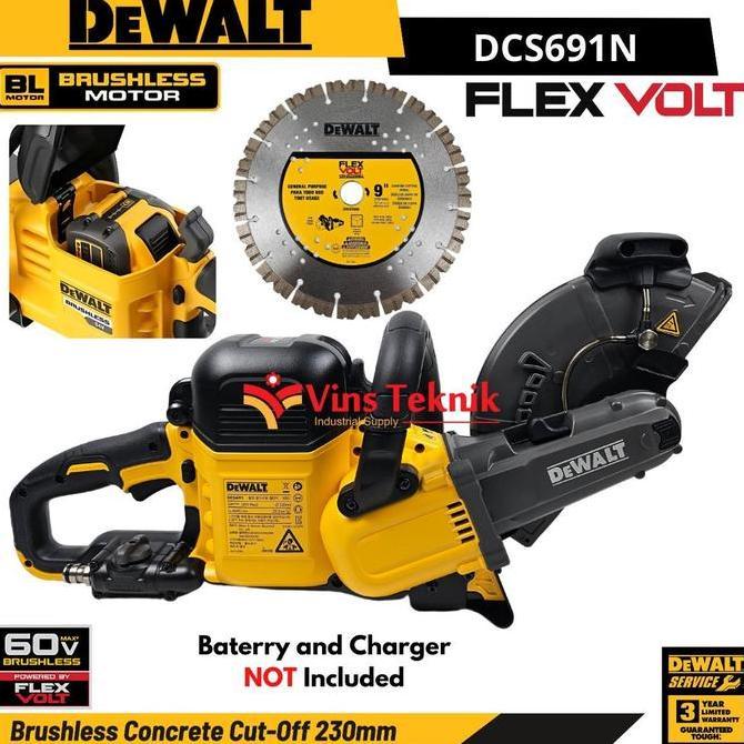 Jual Promo DEWALT DCS691N Mesin Potong Belah Besi Beton Baterai ...