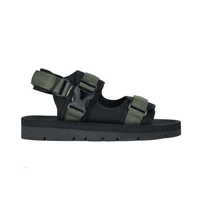 Jual ALMOST GREEN BLACK |MNM x Lvnatica| Sandal Gunung Pria Casual ...