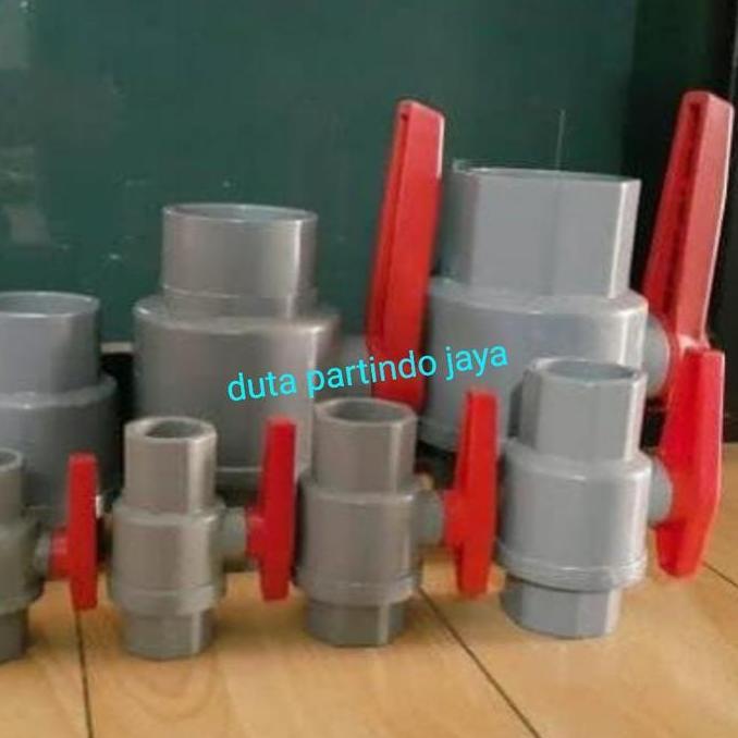 Jual Ball Valve PVC AW 4" inch model Socket (Stop Kran air PVC model ...