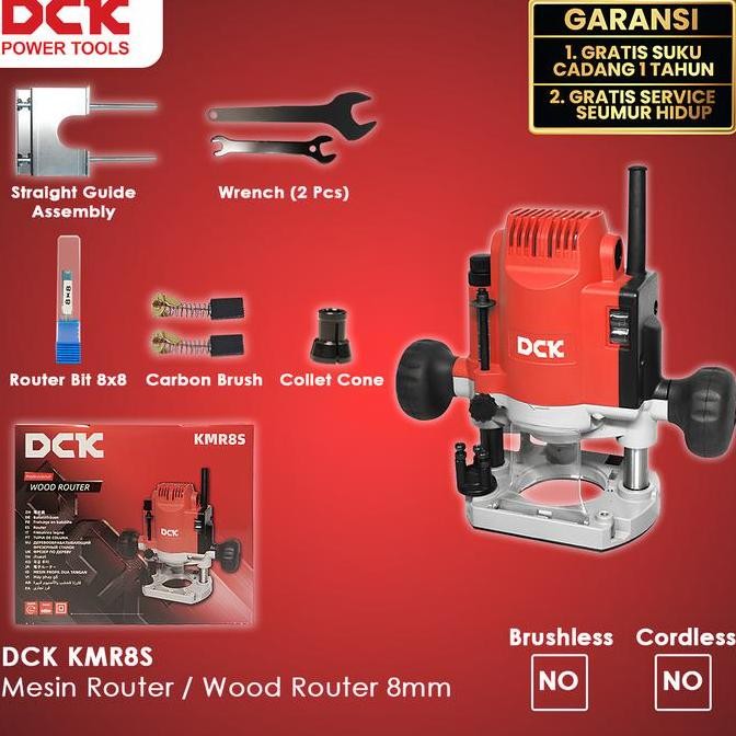 Jual DCK Mesin Router Kayu / Wood Router 8mm / Mesin Profil Kayu 900 ...