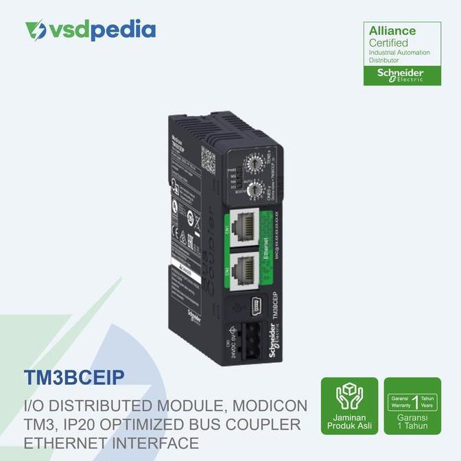 Jual Promo SCHNEIDER EXPANSION MODULE PLC MODICON TM3 DISTRIBUTED I/O ...