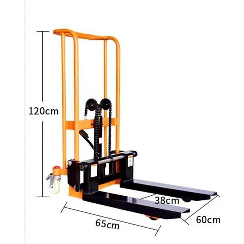 Jual Mini Hand Stacker Trolley Troli Mobil Truck Hand Lift 200kg 400kg ...