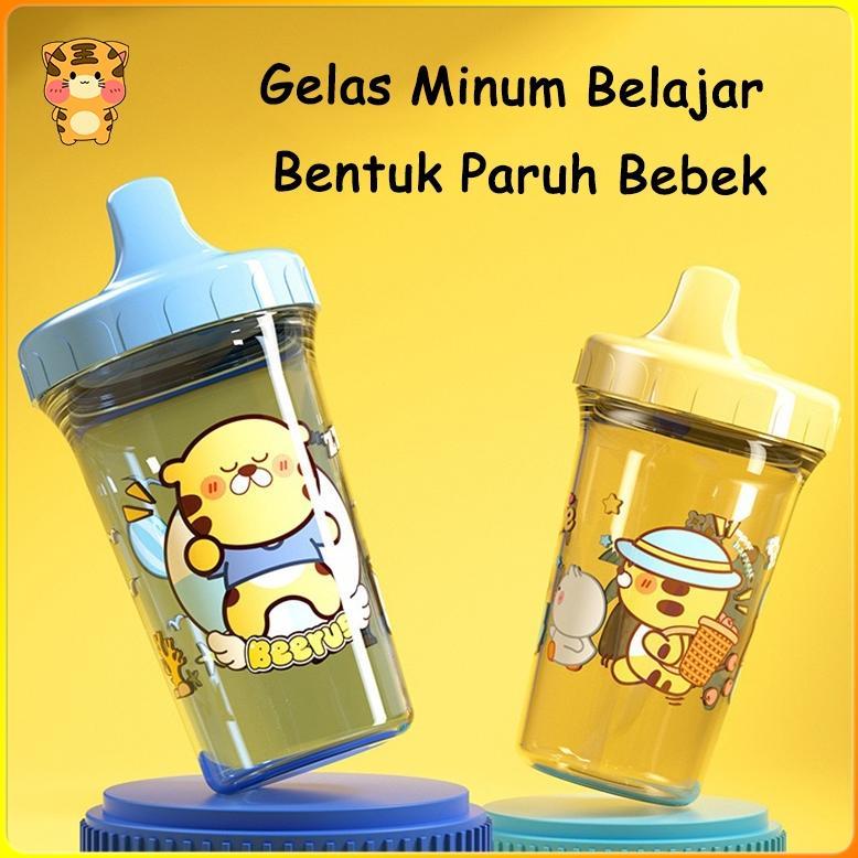 Jual Aw89 Botol Minum Anak Bayi Training Cup 300Ml Gelas Anti Tumpah ...