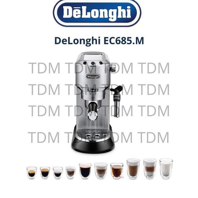 Jual Mesin Kopi Coffee Maker Espresso Machine Delonghi Dedica EC 685 M ...
