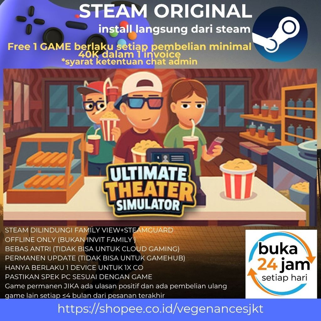 Jual Ultimate Theater Simulator Offline PC Game Original + Latest ...