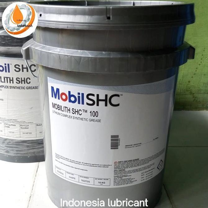 Jual Mobilith SHC 100 Synthetic Grease (NLGI 2) Pail 16 kg | Shopee ...