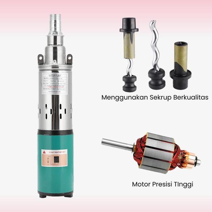 Jual Pompa Tanam Dc 12V Pompa Sumur Submersible Pump Pompa Celup Sumur ...