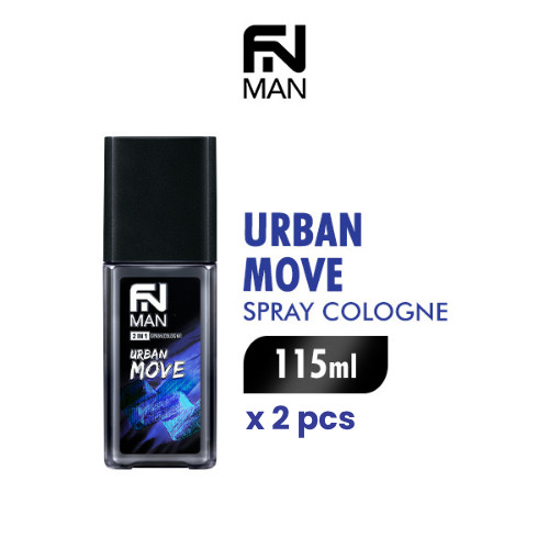 Jual FN Man 2 In 1 Body Spray Urban Move 115ml x 2 pcs | Shopee Indonesia