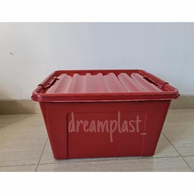 Jual Container Box Container Kotak Plastik 50 Liter Dengan Roda Benict ...