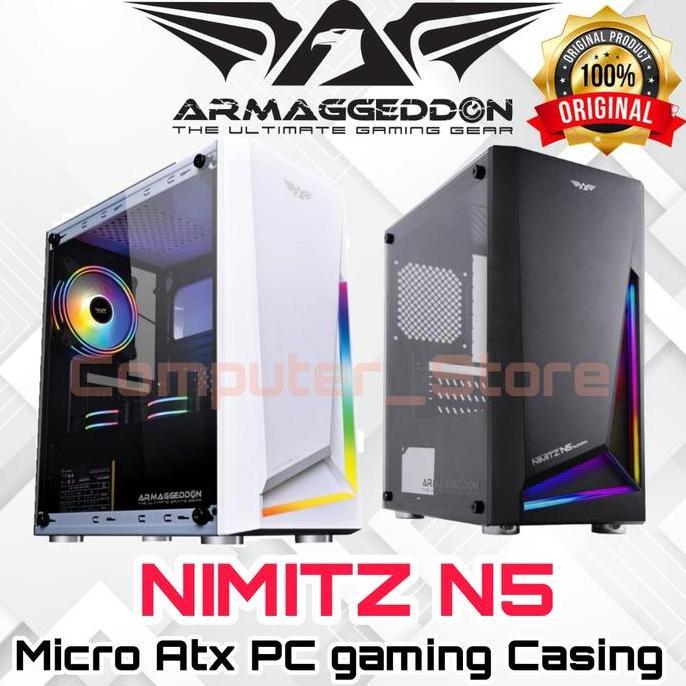 Jual Casing Gaming Pc Armageddon Nimitz N5 Aurora Micro Atx Matx M-Atx ...