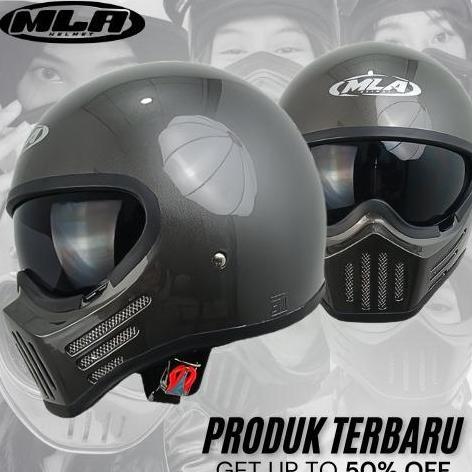Jual MLA CAKIL INER VISOR - Helm Cakil MLA + FREE INER VISOR | Original ...