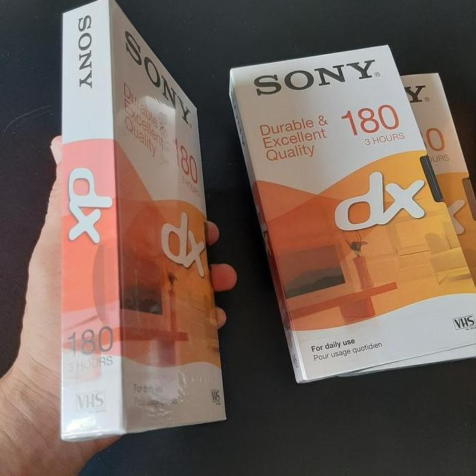 Jual VHS Sony Video Casette kosong tape kaset vhs 180 Produk Original ...