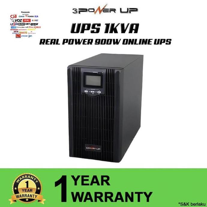 Jual Ups Power Up 1000 1 KVA 900W ONLINE UPS Untuk Alat Sensitif ...