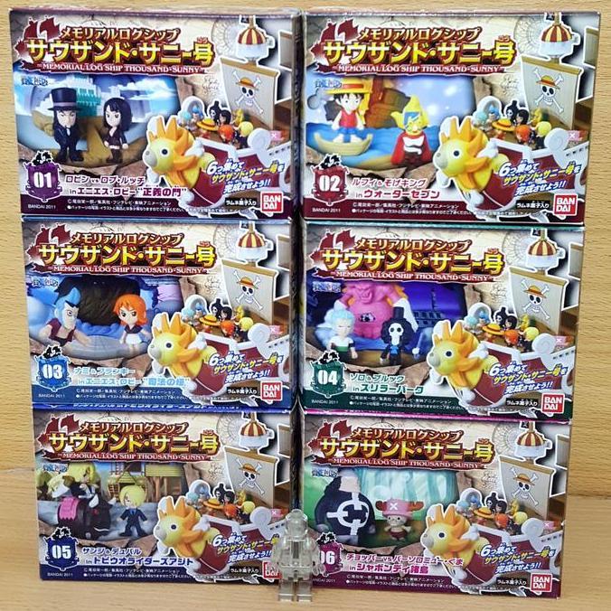 Jual ONE PIECE Memorial Log Ship Thousand Sunny-Go [6/SET] Mugiwara ...