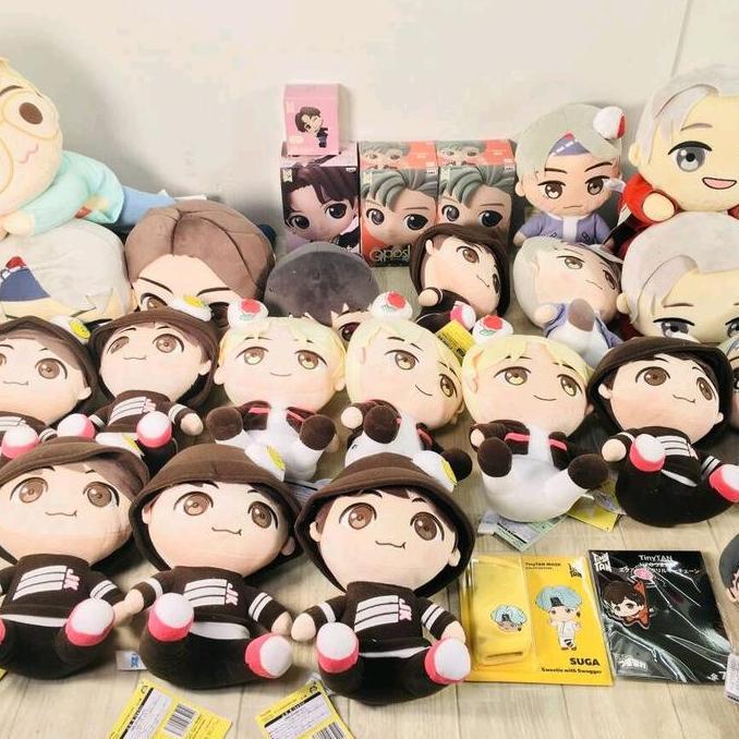 Jual Ready Boneka Bts Original Sega Tinytan Jimin V J-Hope Jungkook ...