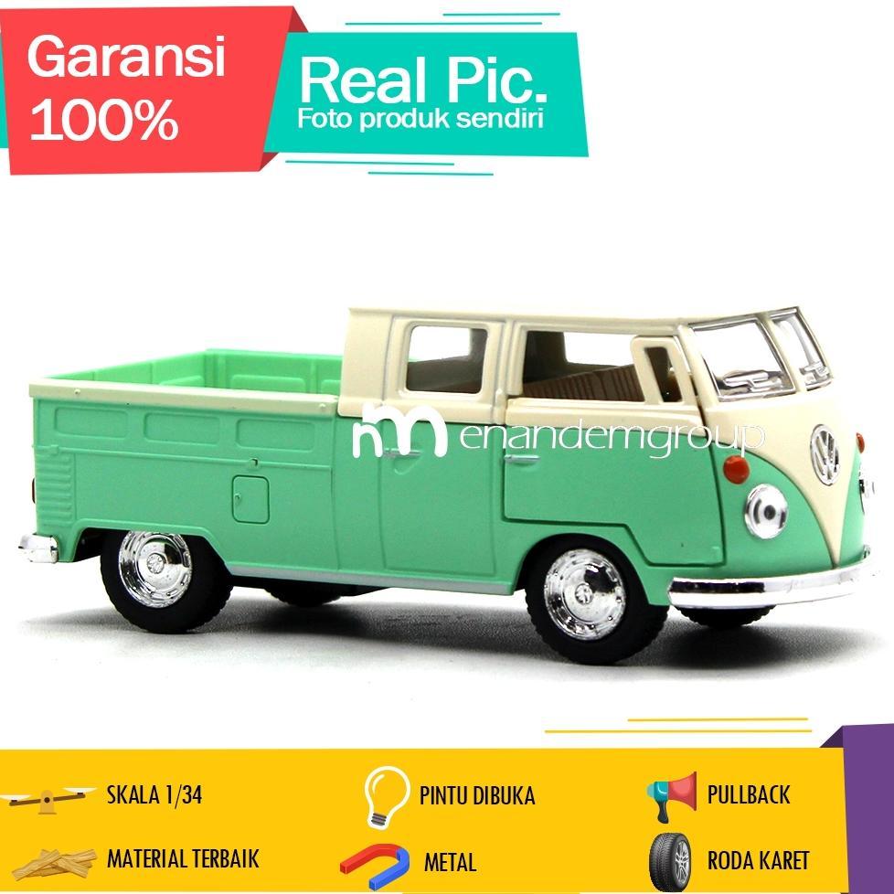 Jual Kinsmart Diecast Mainan Mobil Miniatur 1963 VW Double Cabin Besi ...