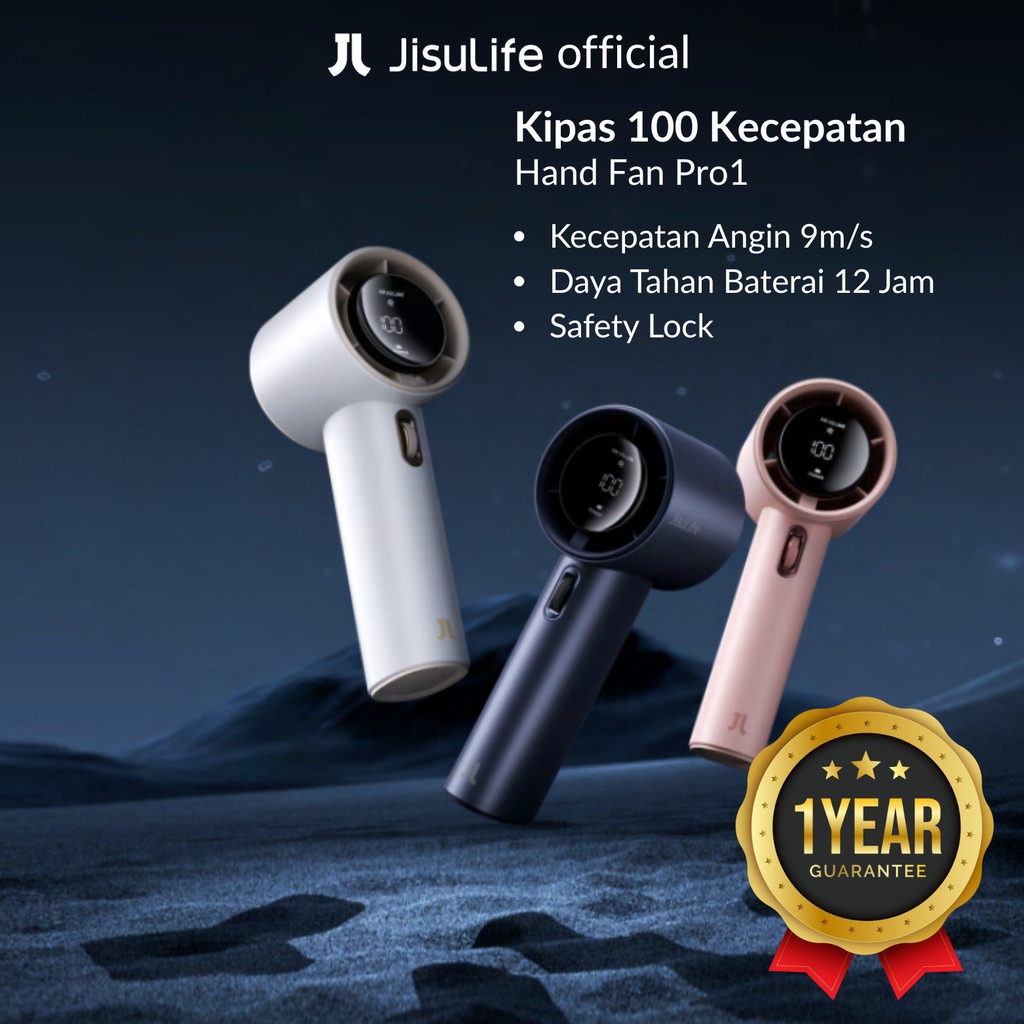 Jual JISULIFE Handheld Fan Pro1 3600mAh| Kipas Portable dengan 100 ...