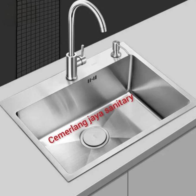 Jual Paket Lengkap Kitchen Sink Stainless SUS 304 Ukuran 50 x 40 ...