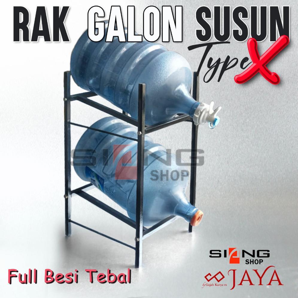 Jual Rak Galon Susun 2 Tempat Galon Susun Besi | Shopee Indonesia