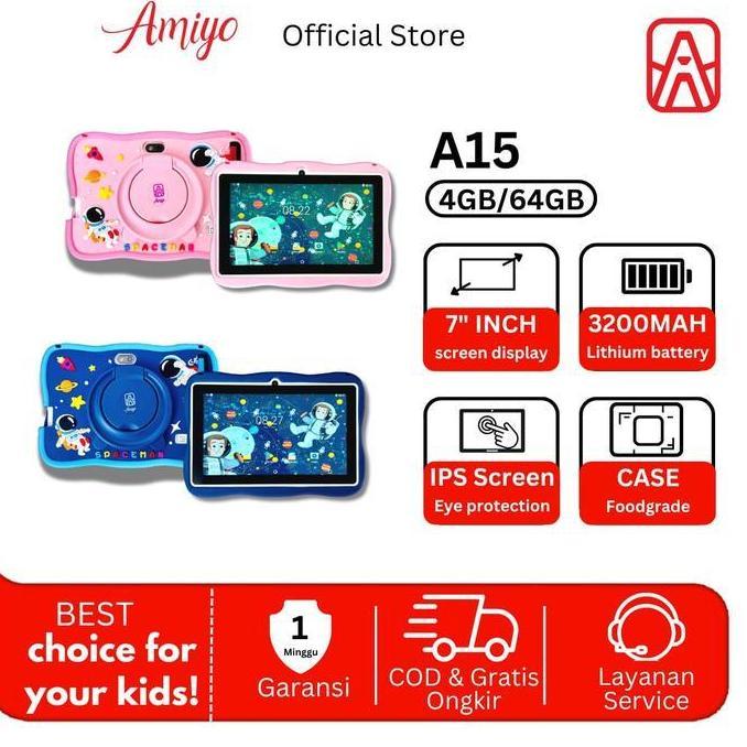 Jual New- Amiyo Tablet Study Kids A15 Astronout Tablet Anak Tablet ...