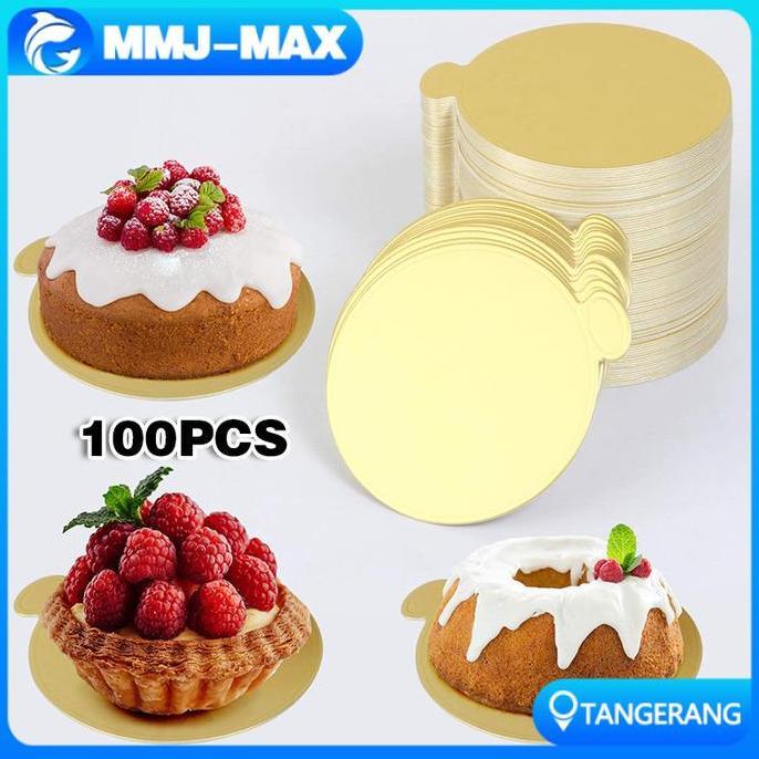 Jual WODRUFT 100pcs Alas Tatakan Kue / Alas Tatakan Donut Tebal / Alas ...